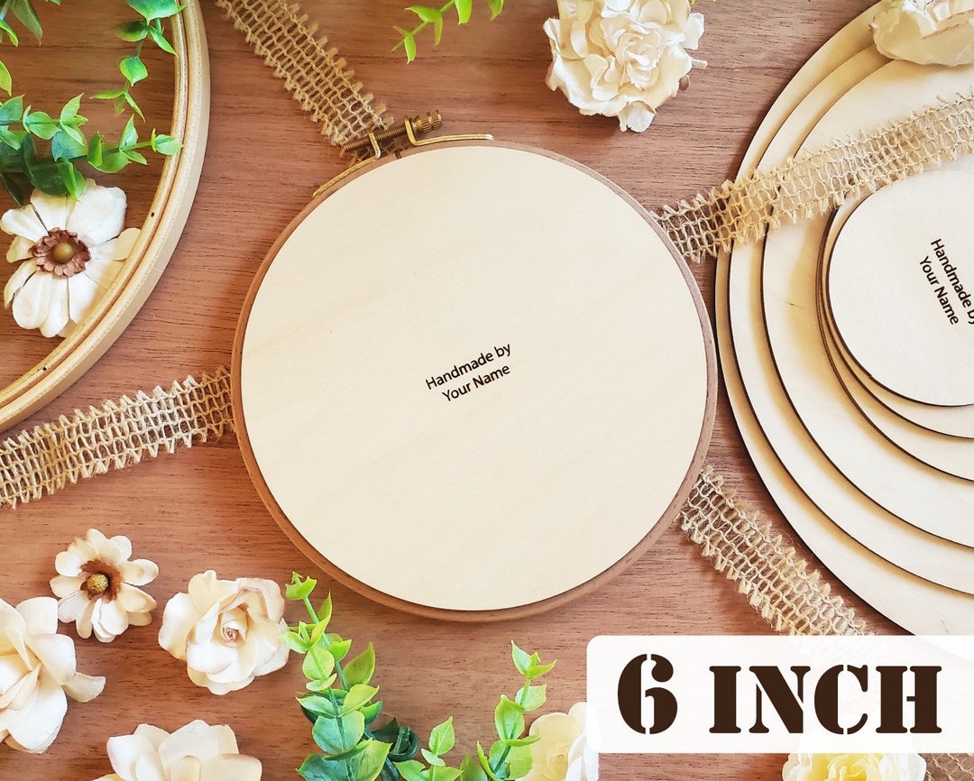 Embroidery Hoop Back 6 Inch | Embroidery Hoop, Hoop Back, Hoop Butts ...