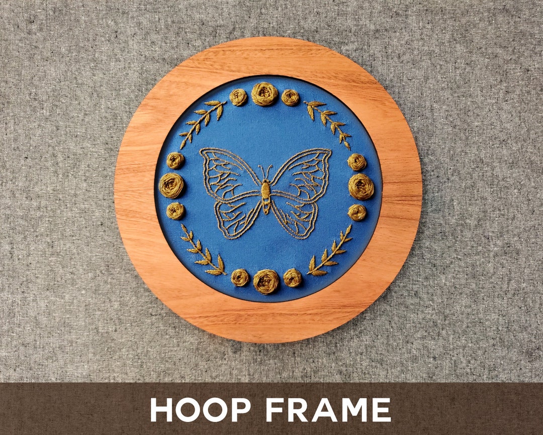 Hoop Frame | Circle | 3" to 12" Embroidery Frame, Hand Embroidery ...