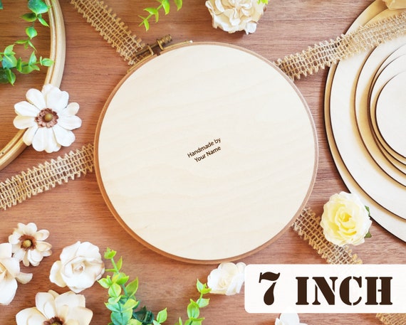 Embroidery Hoop Back 7 Inch Embroidery Hoop Hoop Back Hoop - Etsy