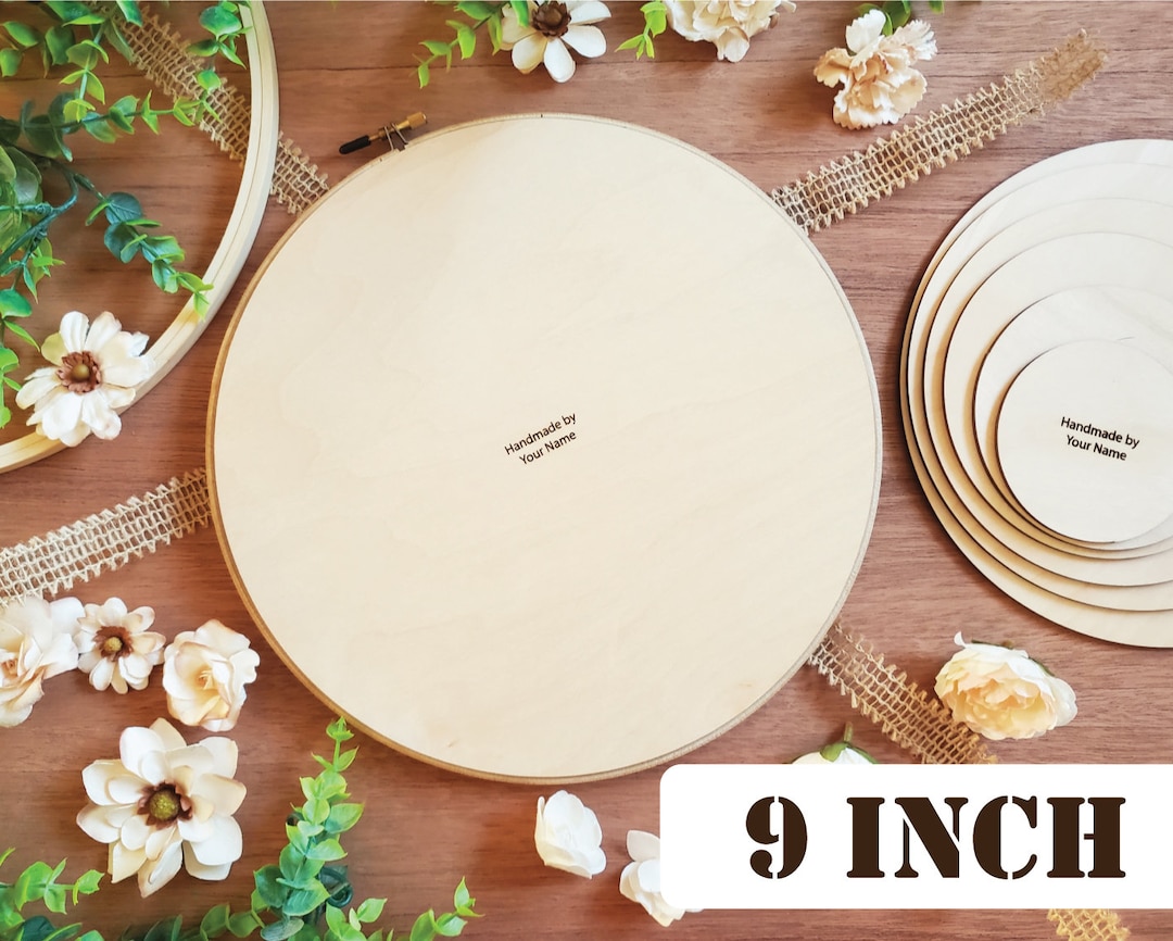 Embroidery Hoop Back 9 Inch | Embroidery Hoop, Hoop Back, Hoop Butts ...