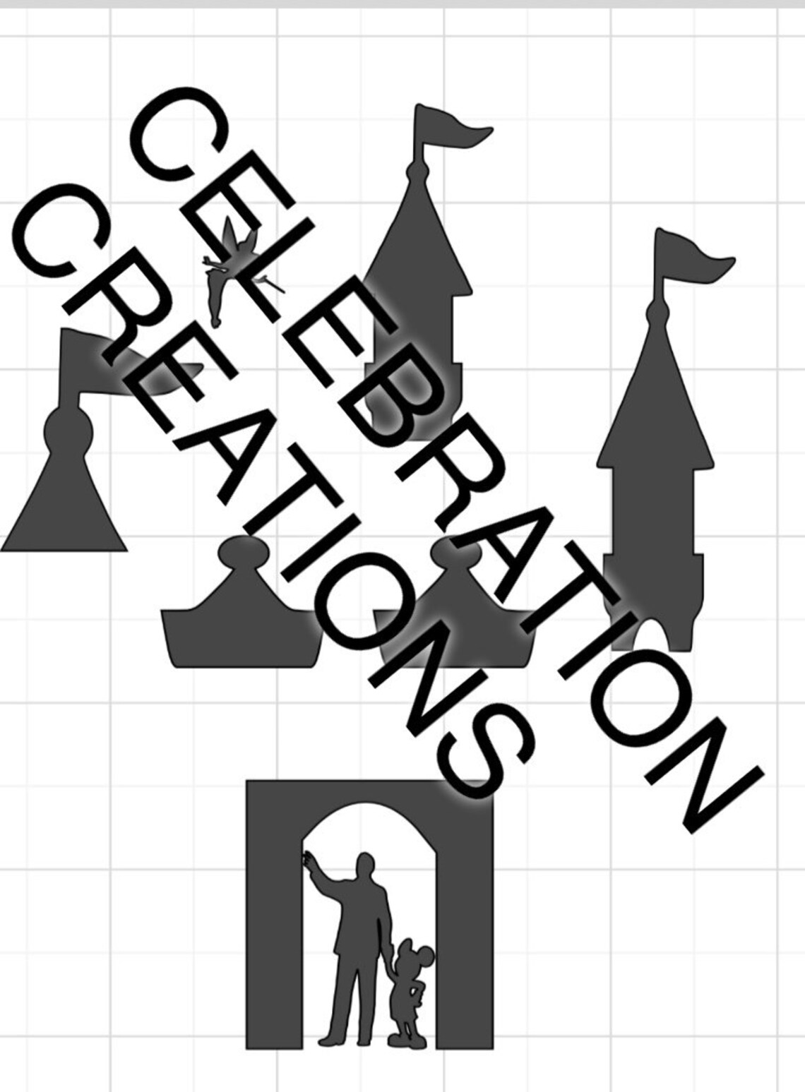 Castle Pieces for Wall FILE ONLY - Etsy