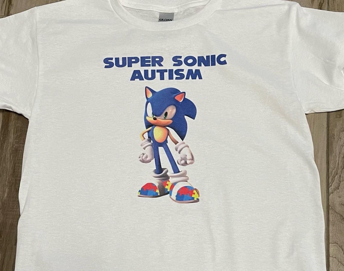 Sonic Autism/autism Awareness - PNG FILE - Etsy