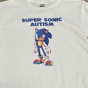 Sonic Autism/autism Awareness - PNG FILE - Etsy