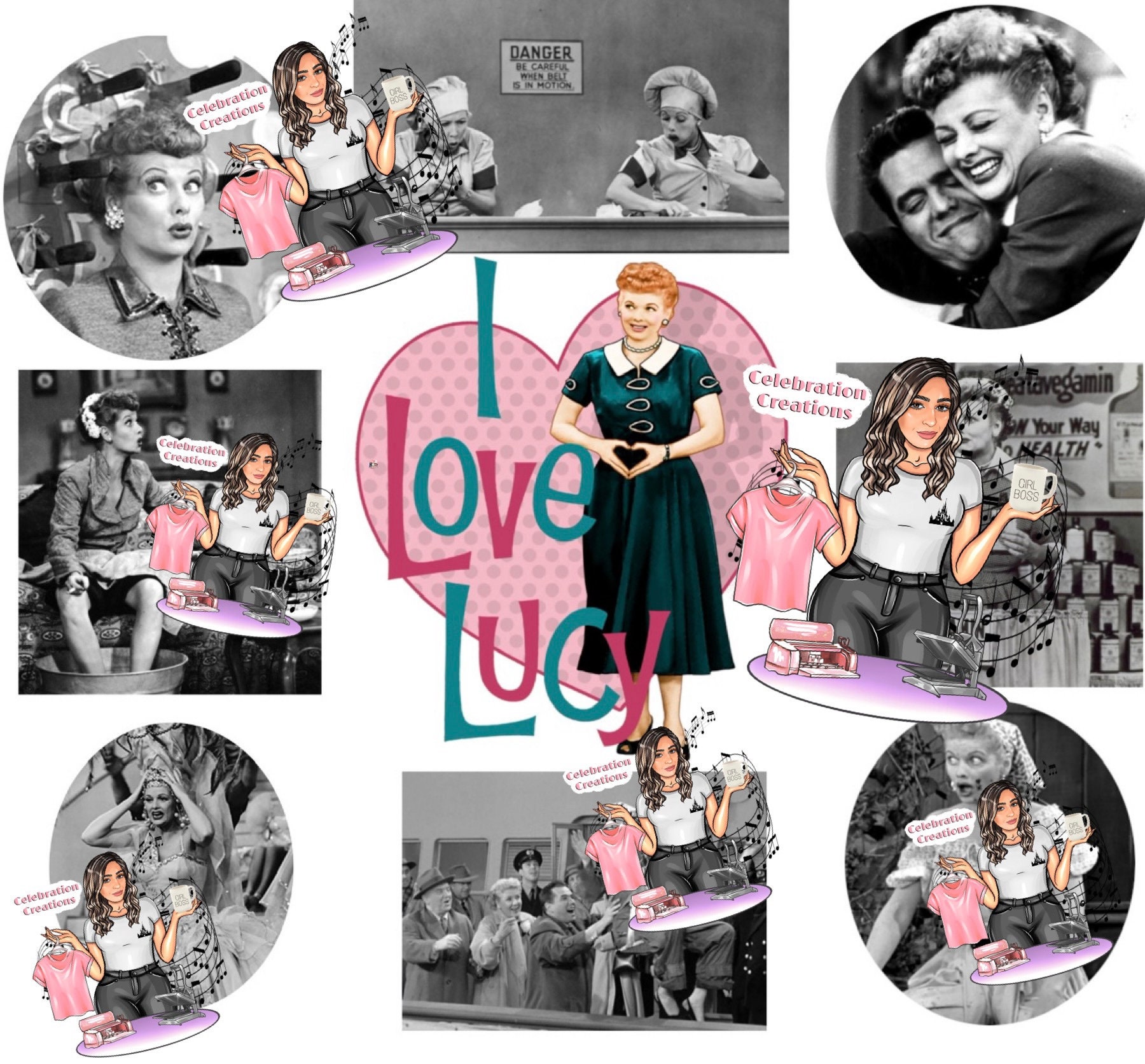 I Love Lucy Tumbler Wrap - PNG FILE ONLY - Etsy Australia