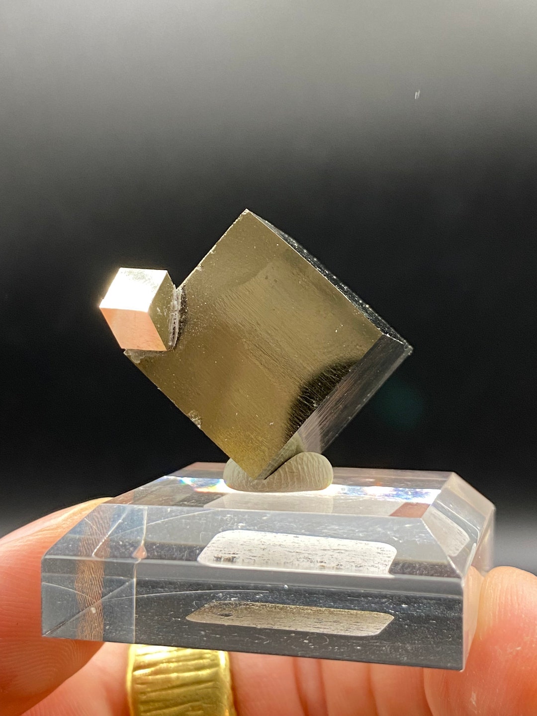 Inter-grown Pyrite Cube - Etsy