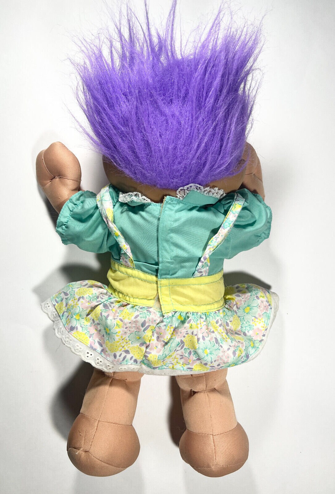 Vintage Troll Plush Doll 16" Ace Novelty Treasure Trolls Gem Trolls ...
