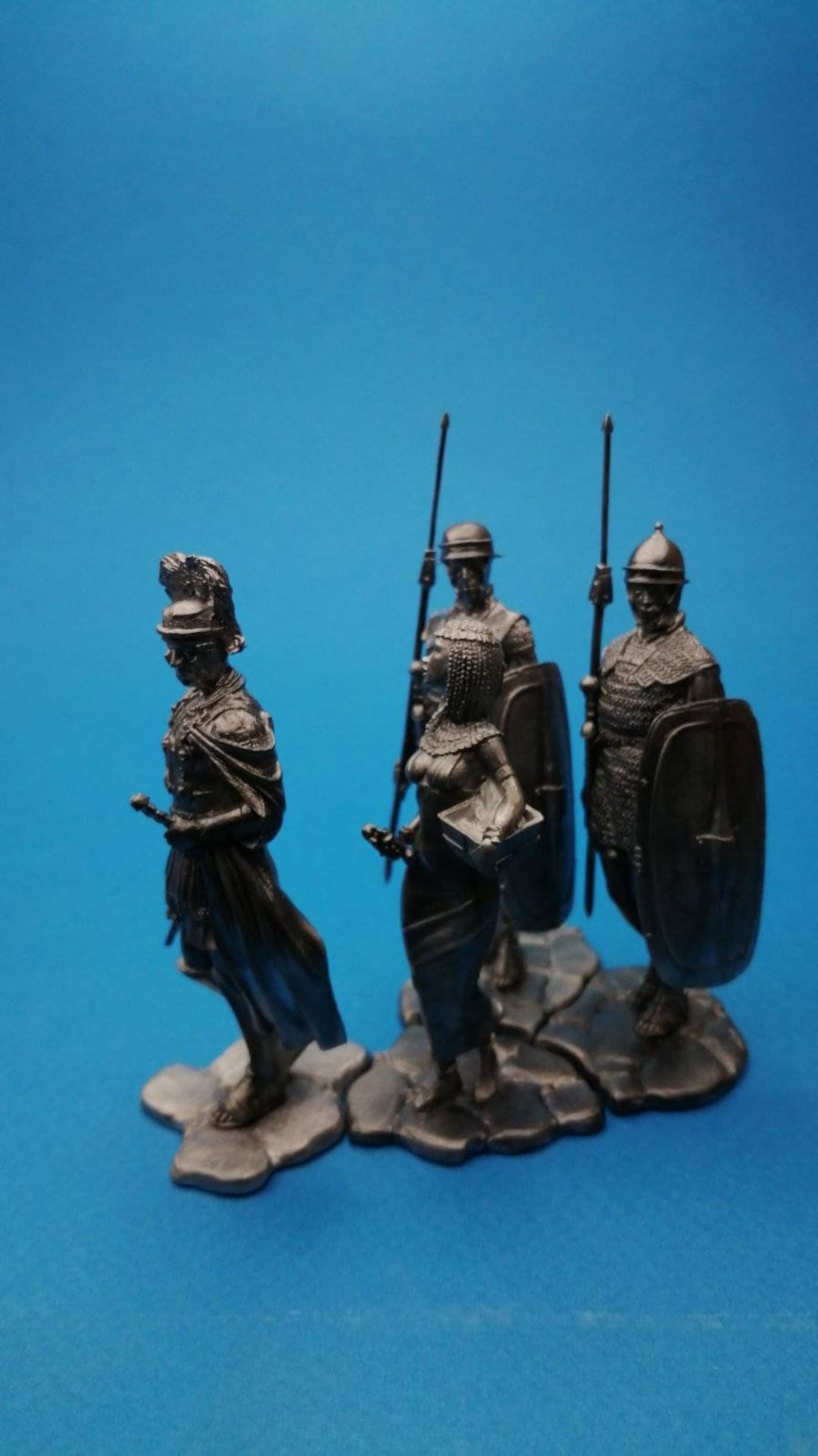Diorama Cleopatra and Her Guards Made of Tin, Miniature,rare ...