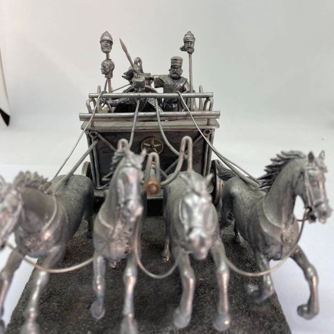Diorama Ancient War Chariot Made of Tin,rare,collectable,gift Idea ...