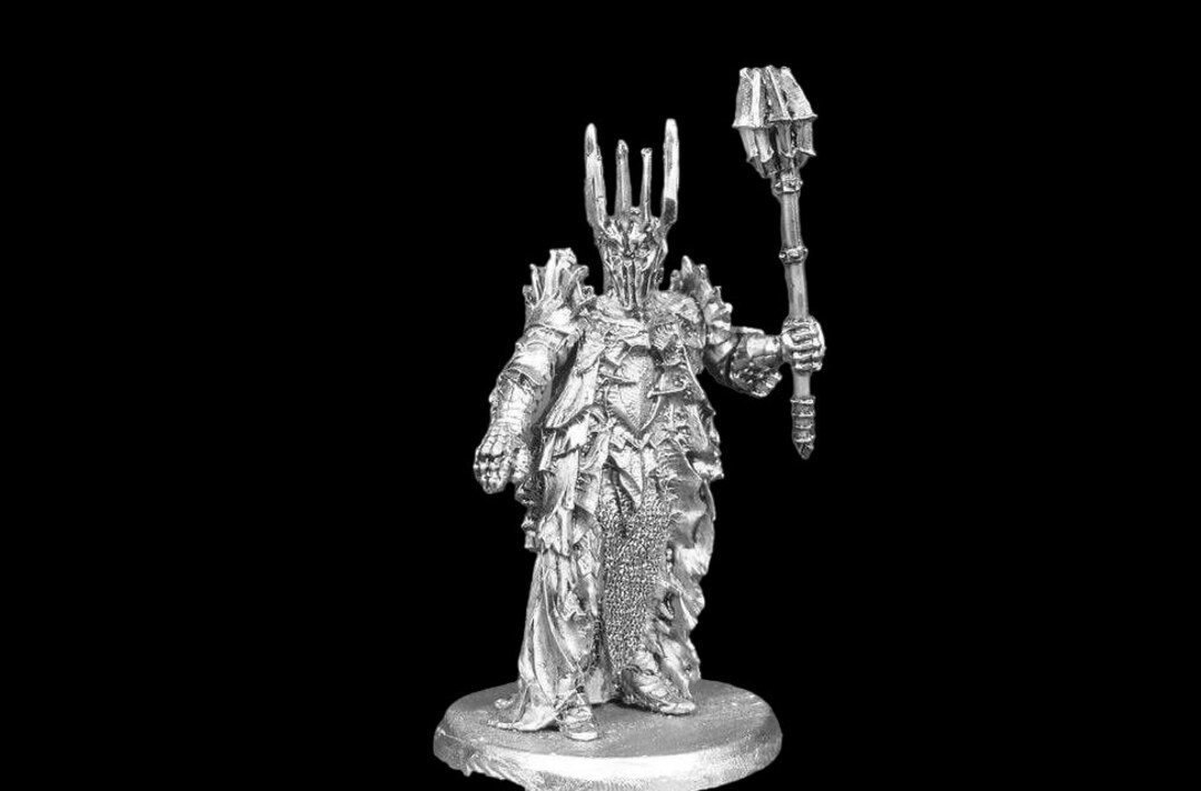 Handcrafted Sauron Figurine Lord of the Rings Collectible. Tin Toy ...