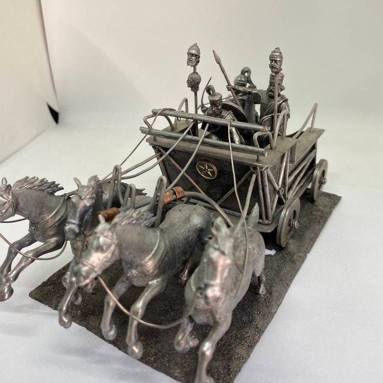 Diorama Ancient War Chariot Made of Tin,rare,collectable,gift Idea ...