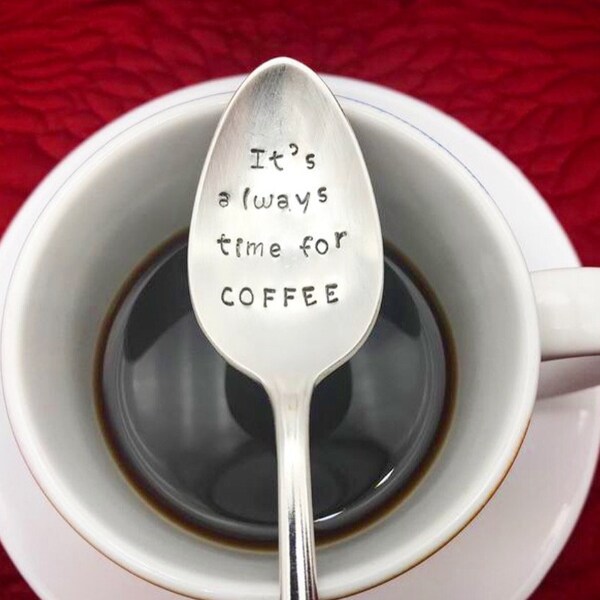 Hand Stamped Spoon - Etsy