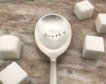 Spoon Me Hand Stamped Spoon Valentine Gift Handmade Coffee - Etsy