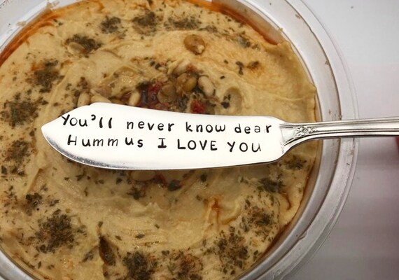 Hummus Knife Cheese Spreader Cheese Knife Hostess Gift | Etsy