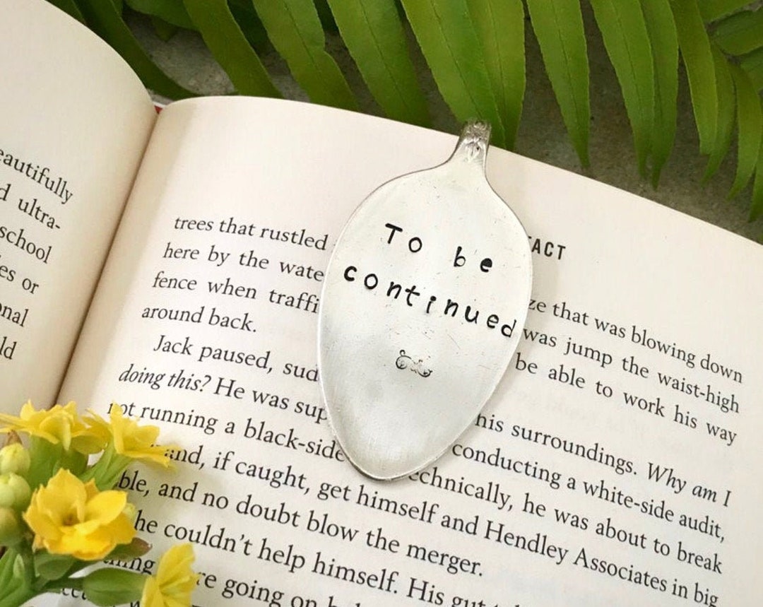 Gift for Book Lovers Spoon Bookmark Personalized Bookmark - Etsy