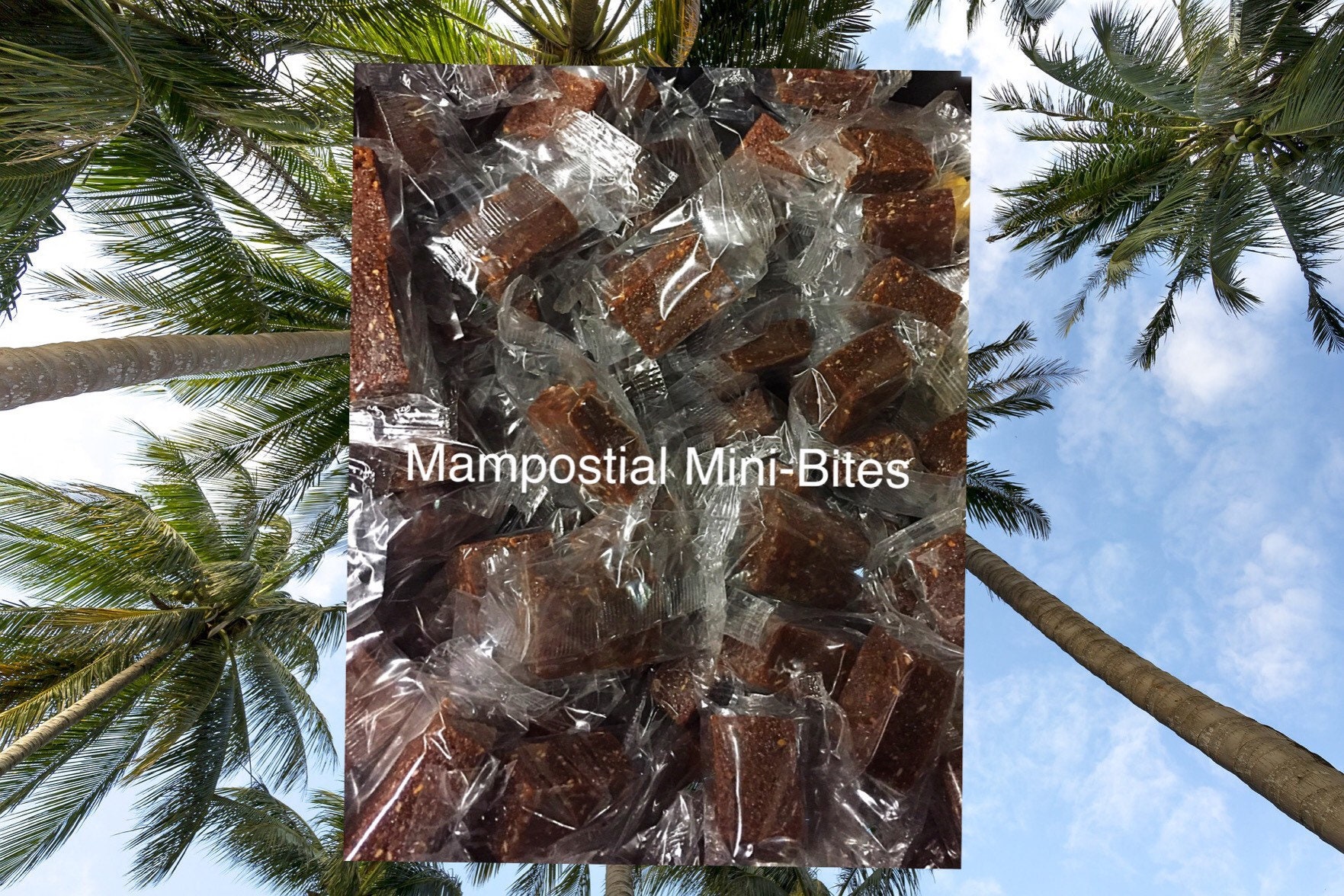Mampostial Mini-bites black Coconut Candy - Etsy