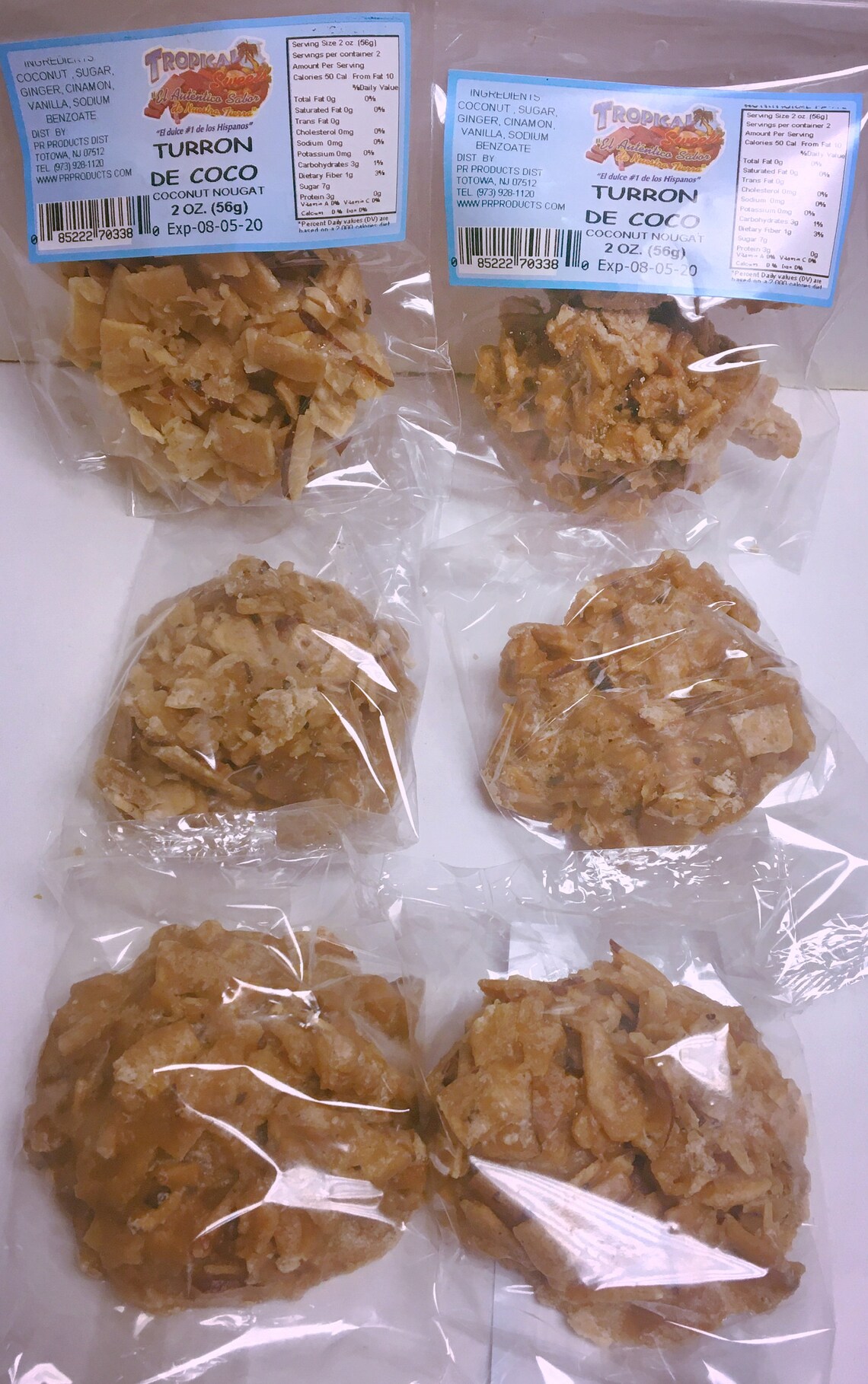 Coconut Nougat Candy (turron De Coco) - Etsy