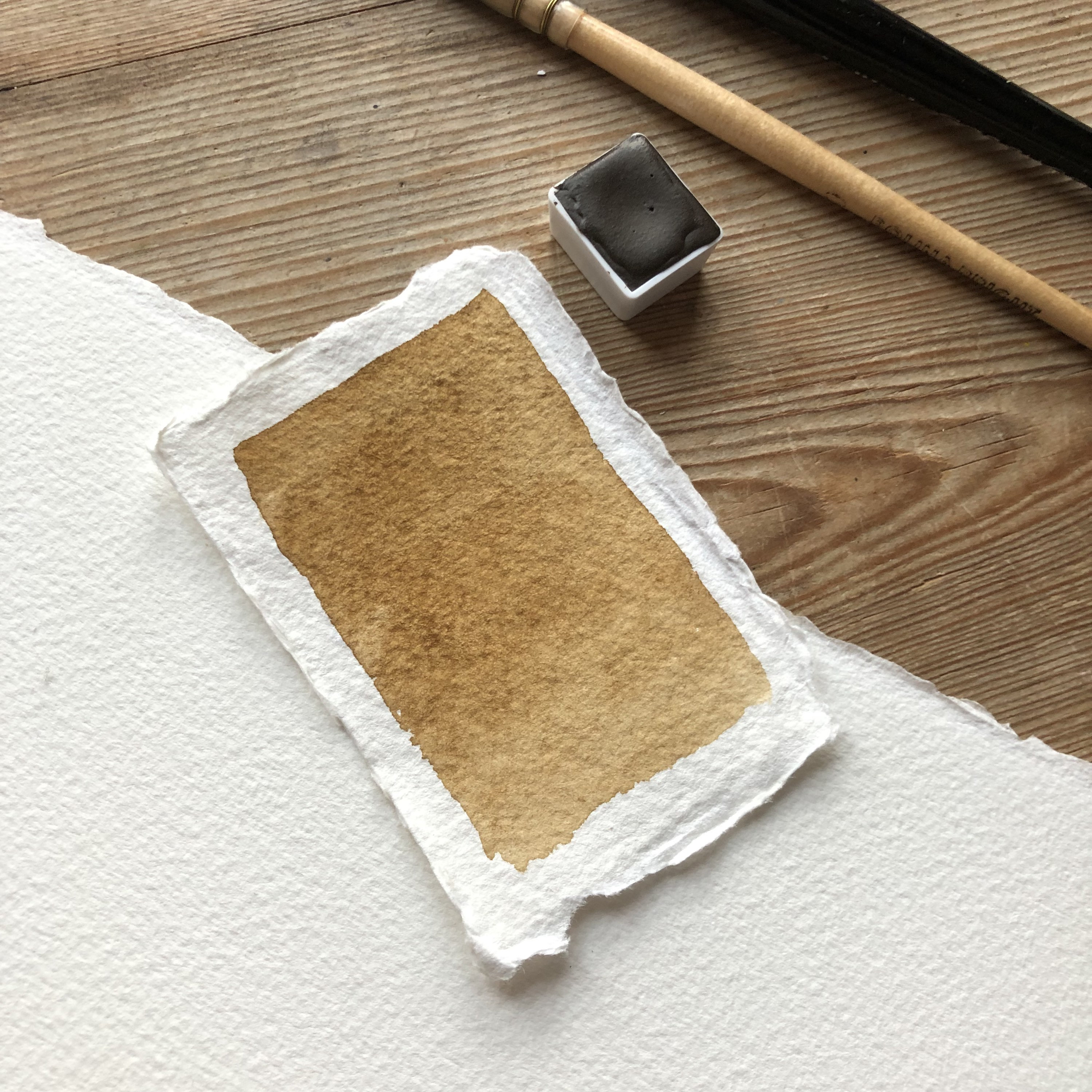 Cyprus Raw Umber Brownish Half Pan PBR7 Watercolor Paint - Etsy Norway