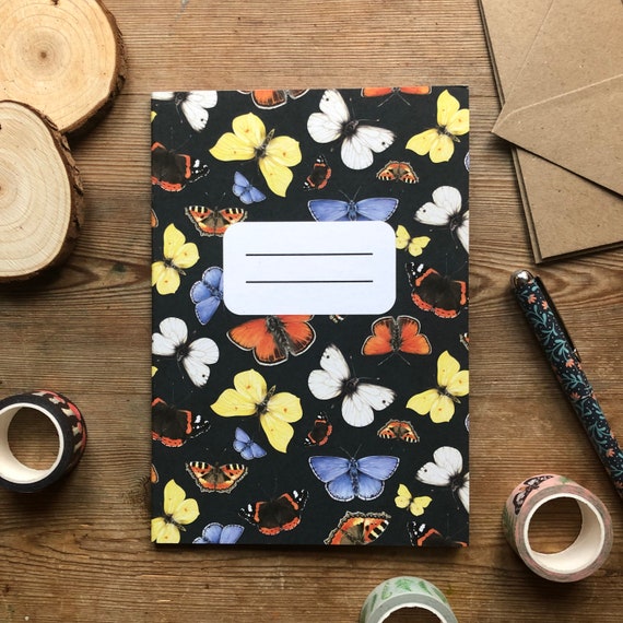 Butterflies A5 Notebook - Etsy