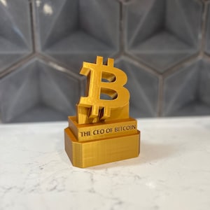 3D Printed Bitcoin CEO , Bull Run, Crypto, Btc, Bitcoin, Hodl, Gift ...