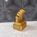 3D Printed Golden Bitcoin CEO Desk Stand: Crypto Gift - Etsy