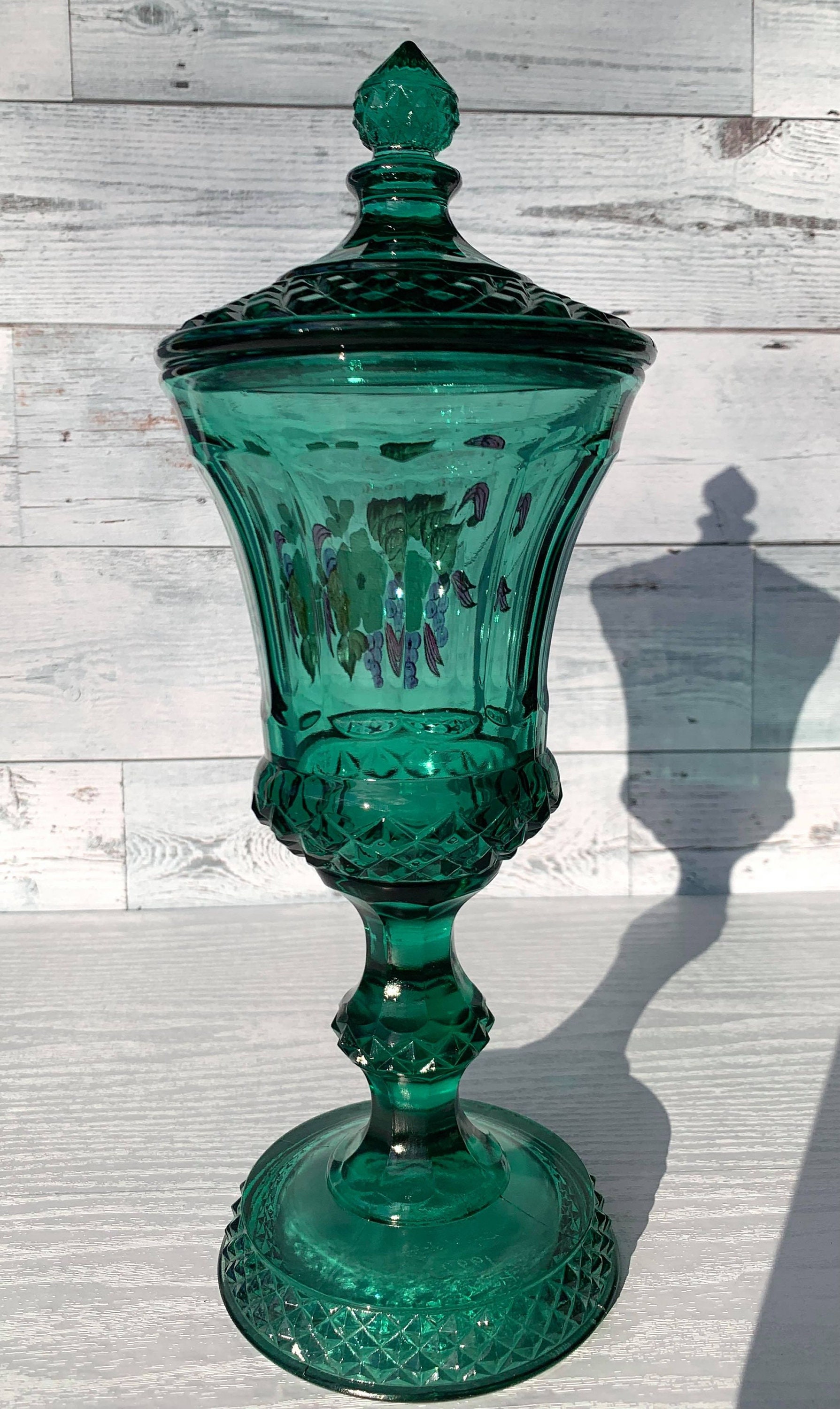 FENTON Limited Edition 1997 family Signature Series Hand Painted 13 Urn ...