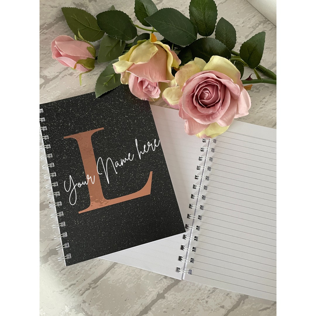 A5 Personalised Notebook, Personalised Notepad, Name Notepad, Gift Idea ...