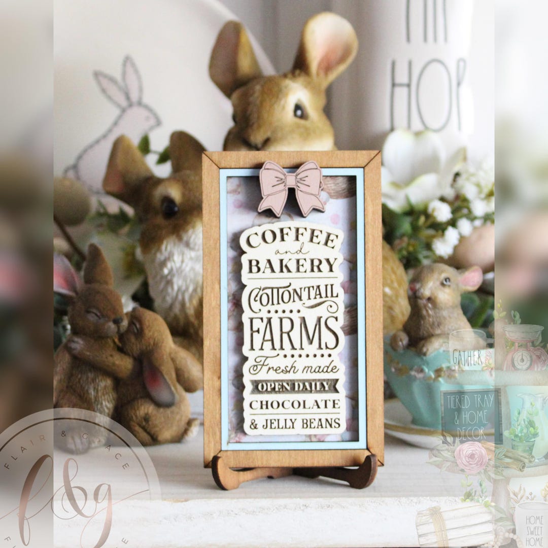 Cottontail Candy Co Easter Collection - Coffee and Bakery - Etsy