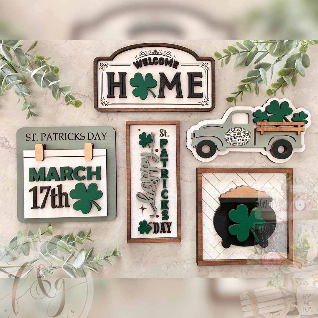St. Patricks Day Collection 5 Piece Base Set - Etsy
