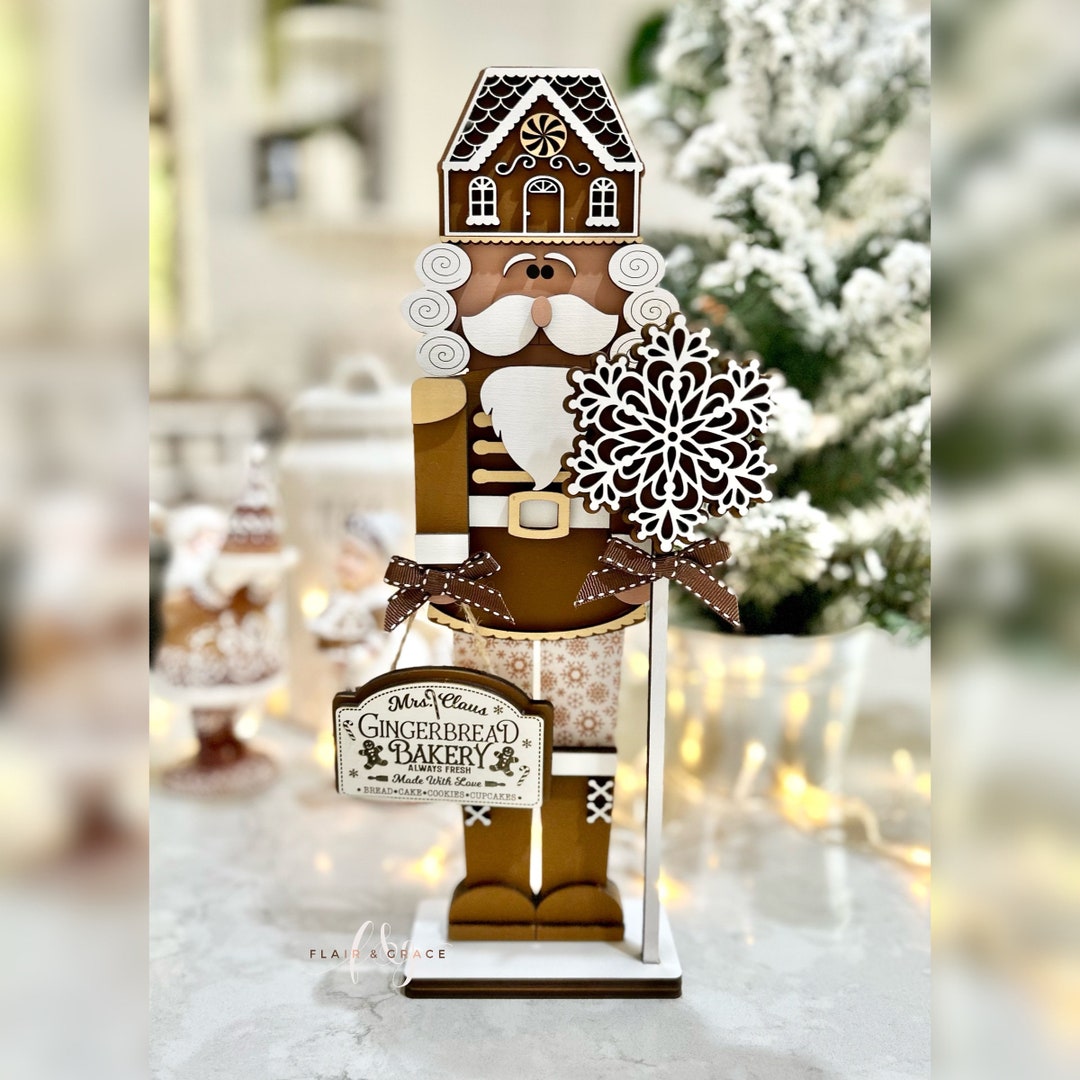 The Gingerbread Bakery Collection Gingerbread Nutcracker - Etsy Australia