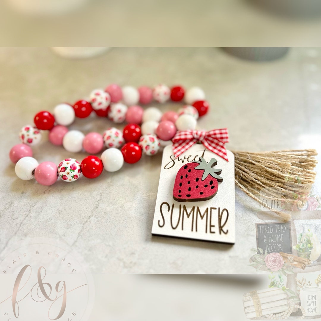 Sweet Strawberry Collection Sweet Summer Garland - Etsy