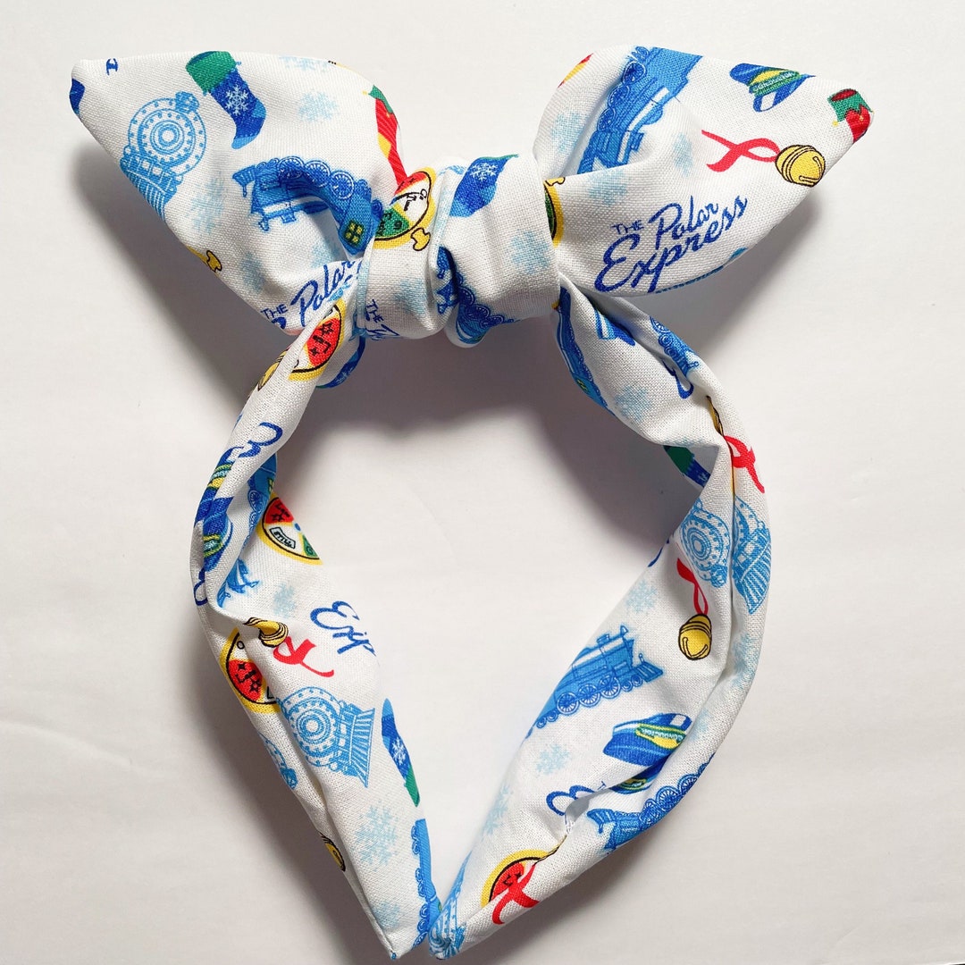 Polar Express Icons White Knotted Headband - Etsy