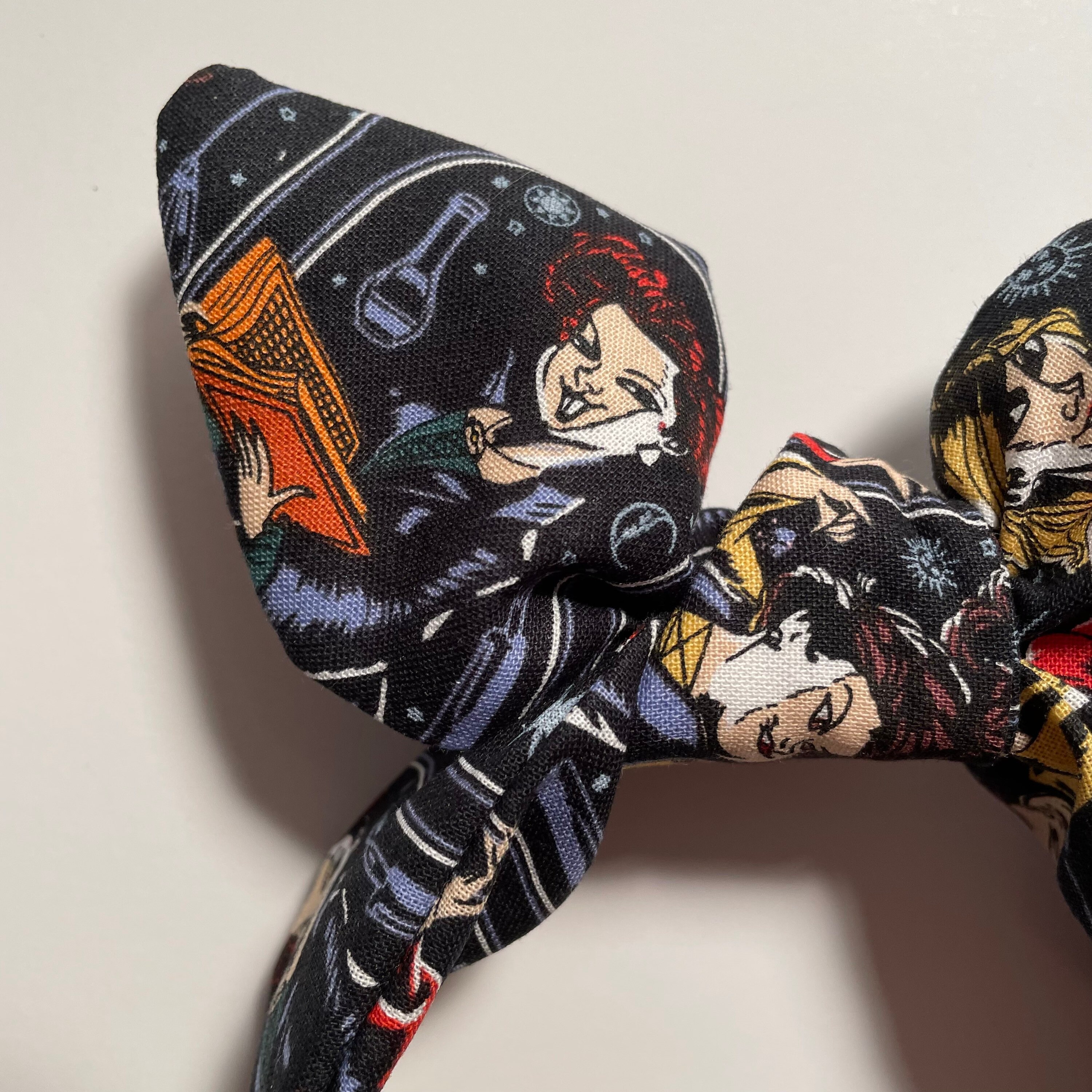 Hocus Pocus Night Sky Character Pattern Knotted Headband - Etsy