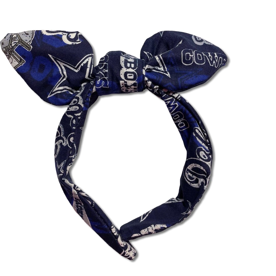 Dallas Cowboys Football Toss Blue Knotted Headband - Etsy