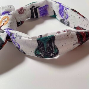 Hocus Pocus Characters White Knotted Headband - Etsy