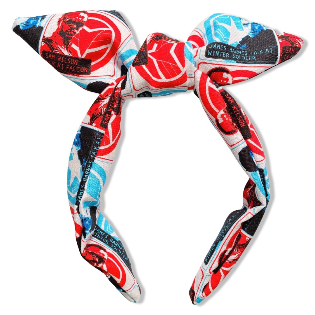 Falcon and Winter Soldier Knotted Headband - Etsy
