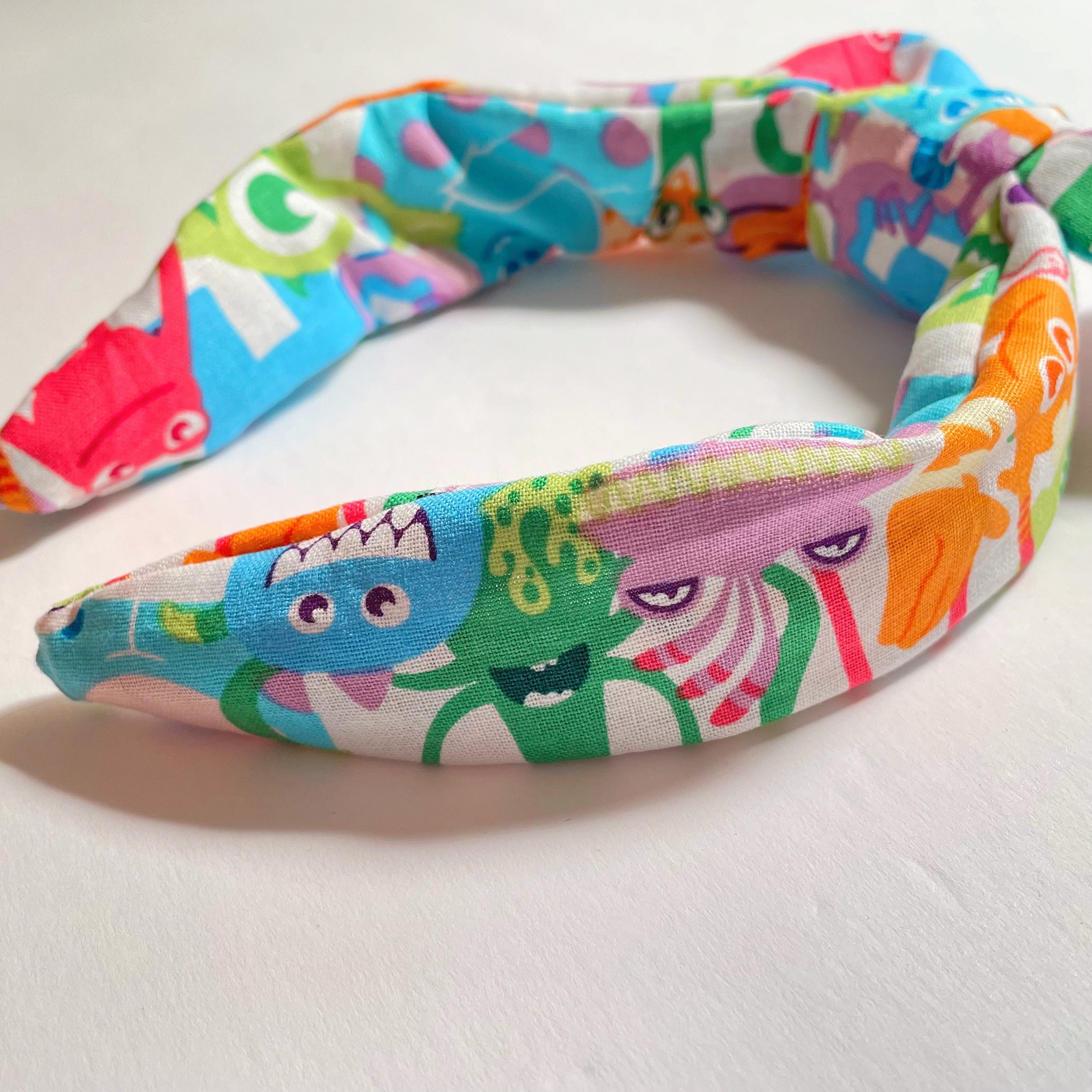Monsters Inc Monsters & Friends Knotted Headband - Etsy