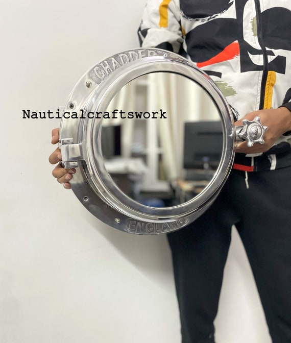 Aluminum Window Ship Mirror Porthole Nautical Heavy Canal Boat | Etsy