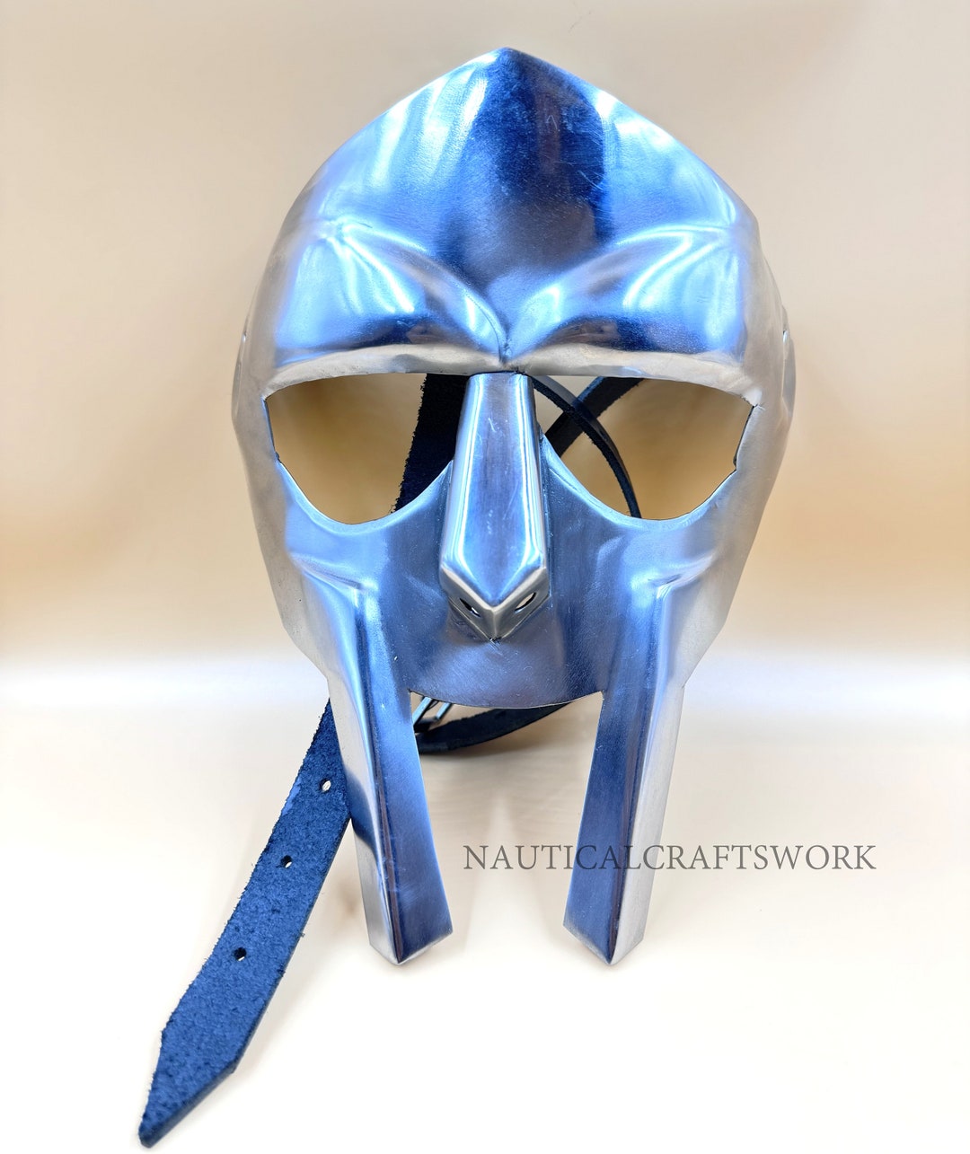 Mf Doom Gladiator Mask Silver Metal Mask Doom Face Mask Mad Villain ...