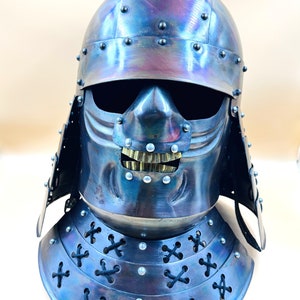 Japanese Medieval Samurai Helmet | Viking Battle Helmet | Night Helmet ...