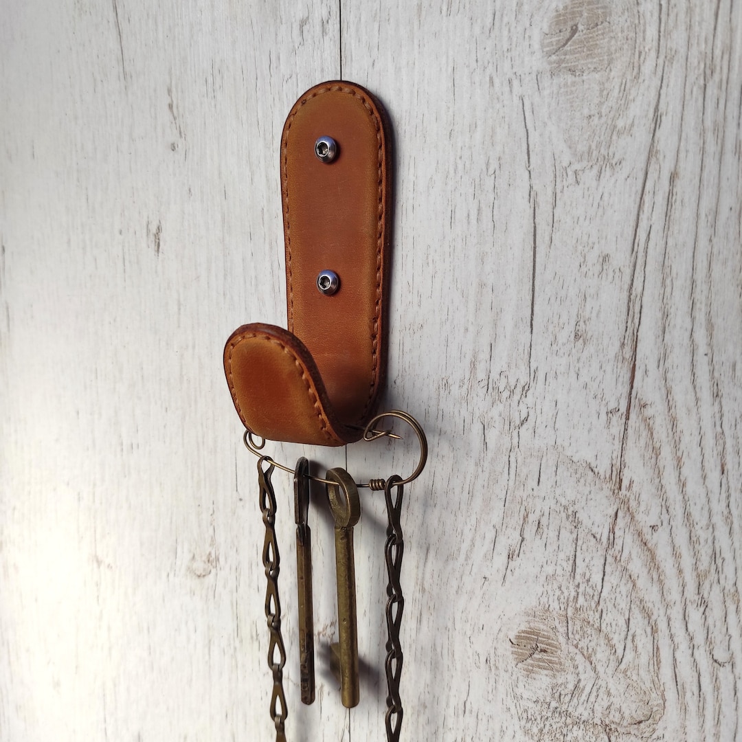Leather Wall Hook - Etsy