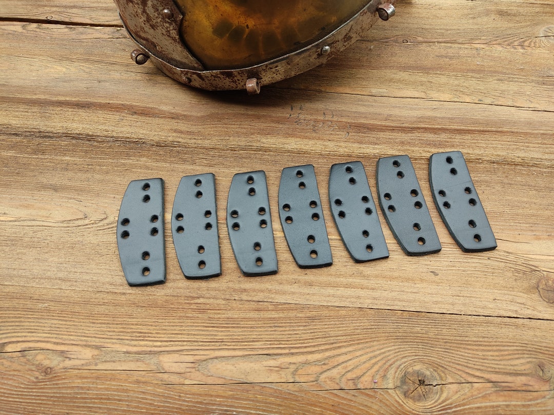 Leather Lamellar Armor Plates | 4mm Thick Cowhide Lames for LARP, SCA ...