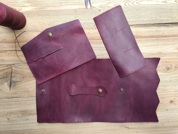 DIY Leather Wallet Easy Kit DIY DIY Leather Purse Kit to Make | Etsy