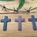 Leather Cross Cutout – Necklace Charm or Earring Accessory – 3 Color ...