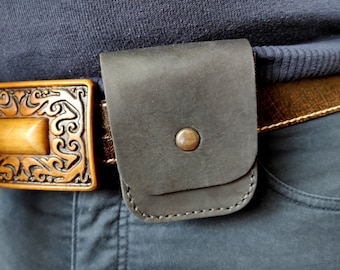 Leather Belt Pouch - Etsy
