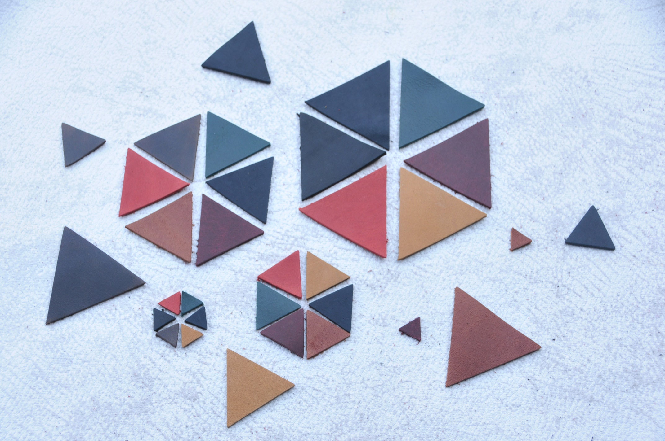 Leather Triangle Tags Leather Triangle Blank Triangle 10 - Etsy