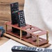 Leather Remote Control Holder Organizer, Personalizated Handmade Desk ...
