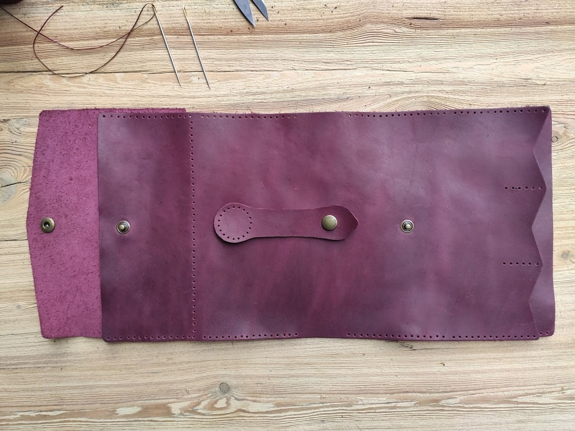 DIY Leather Wallet Easy Kit DIY DIY Leather Purse Kit to make | Etsy