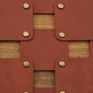 Blank Leather Leather Square With Rounded Edges Leather Details From ...