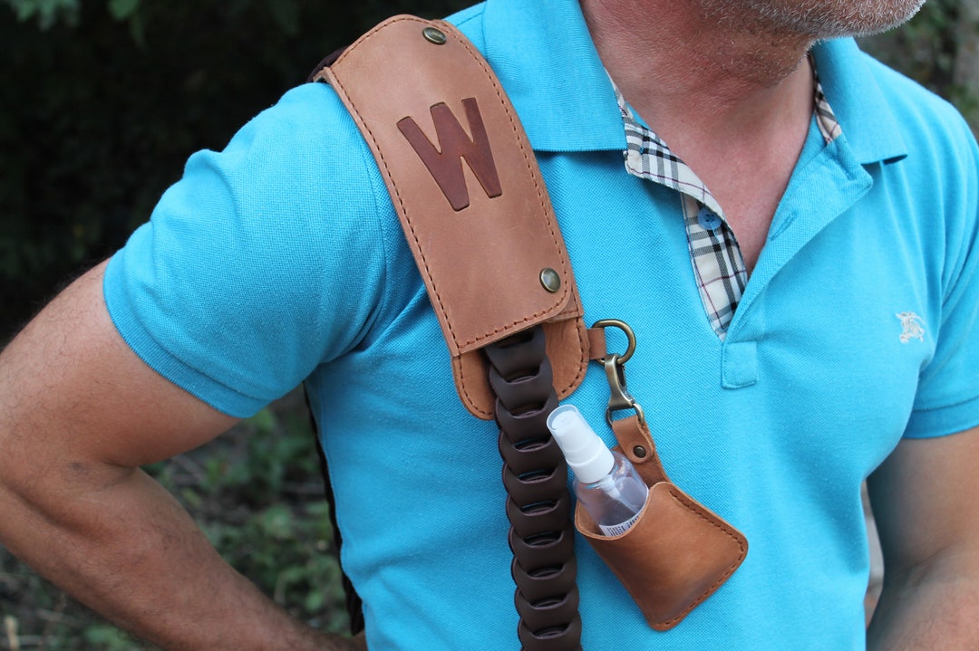 Custom Leather Shoulder Pad – Personalized for Camera, Bag, or Guitar ...