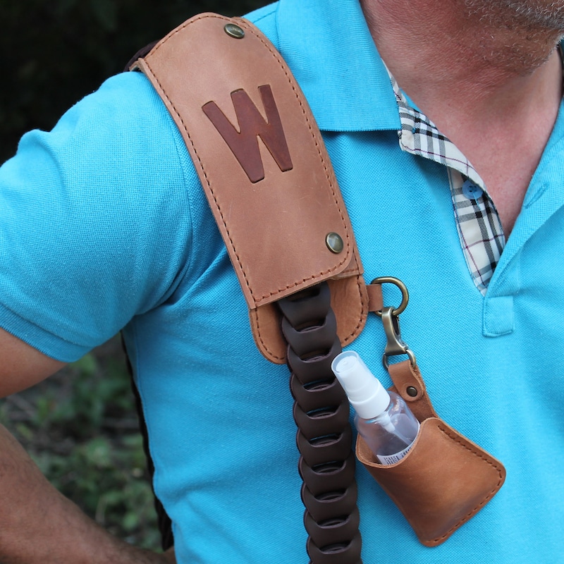 Leather Shoulder Pad Bag Strap - Etsy